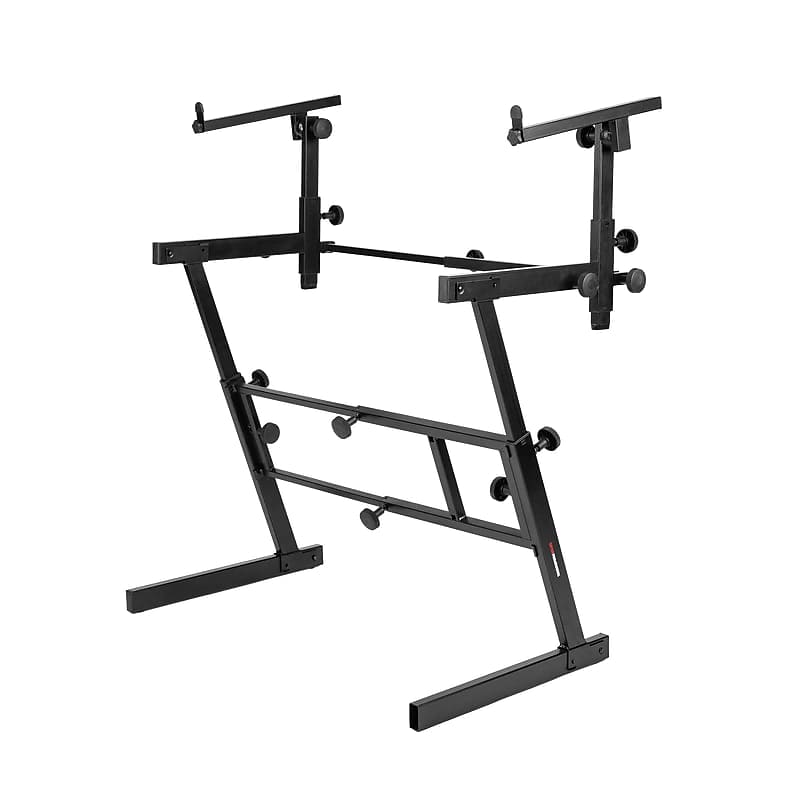 Gator Frameworks Adjustable Z-Style Keyboard Stand with 2nd | Reverb