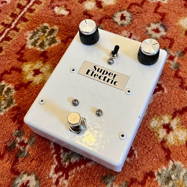 Super Electric Selmer Buzz Tone Fuzz/Overdrive 2021 - White | Reverb