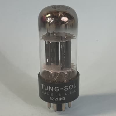 1950s Tung Sol 6SN7GTB Vintage Black Plate D Getter Preamp | Reverb