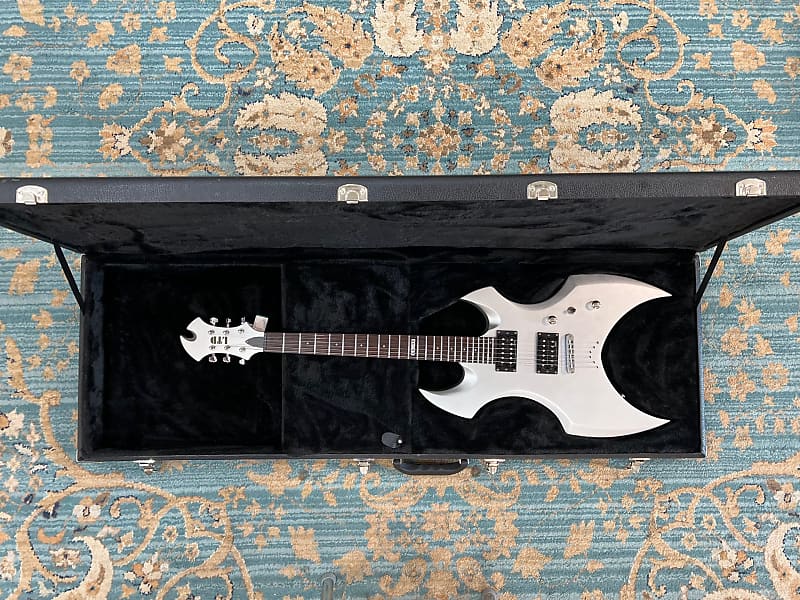 ESP LTD AX-50 w/ Case - Silver | Reverb