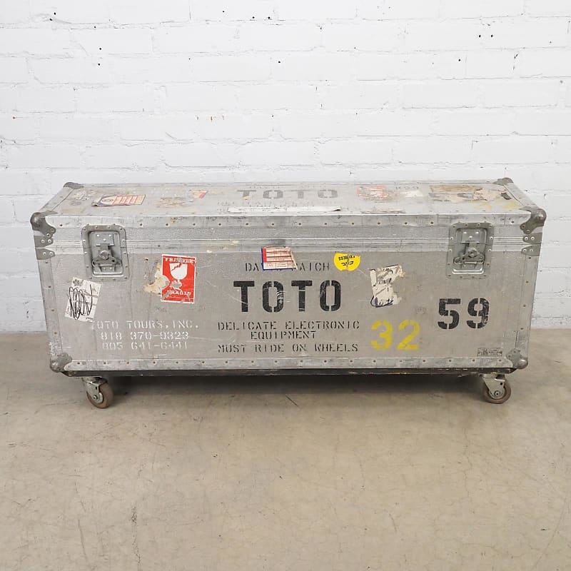 A&S ATA Travel Tour Keyboard Road Case Owned by David Paich | Reverb