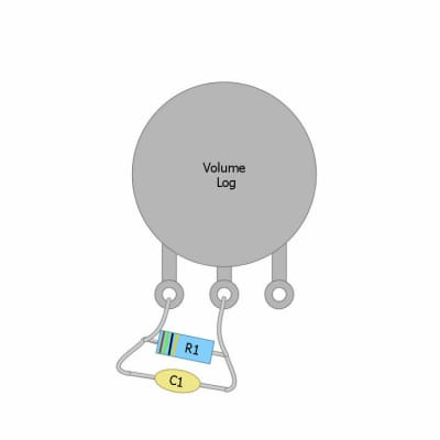 Treble bleed kit fits Fender Telecaster Stratocaster | Reverb UK