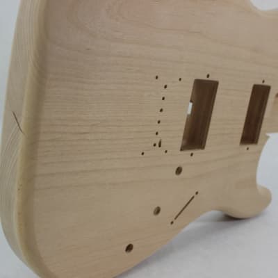Unfinished Alder HxH Hardtail guitar body - fits Fender Strat | Reverb