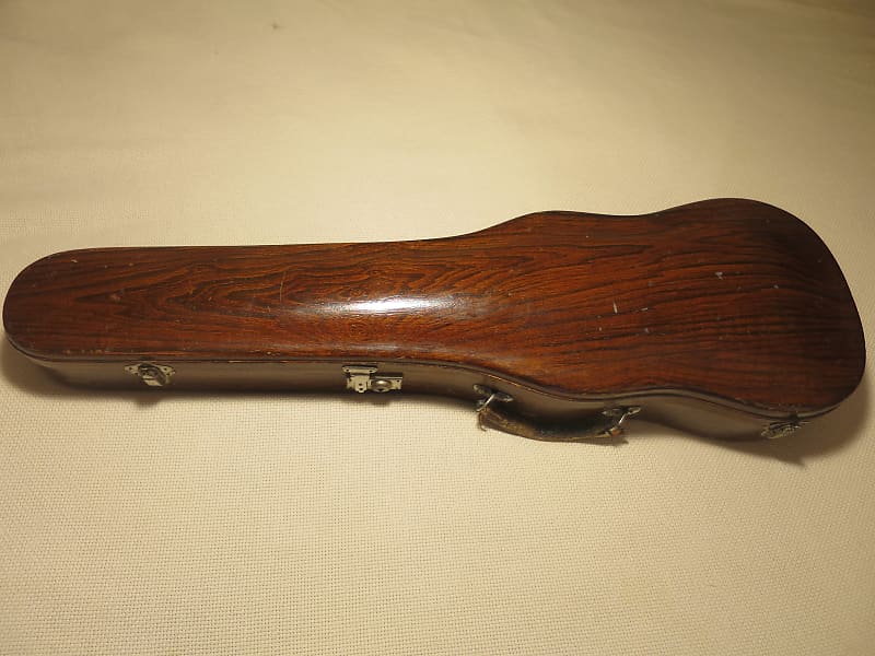 Antique French Wooden Walnut Violin Case, 4/4, circa | Reverb