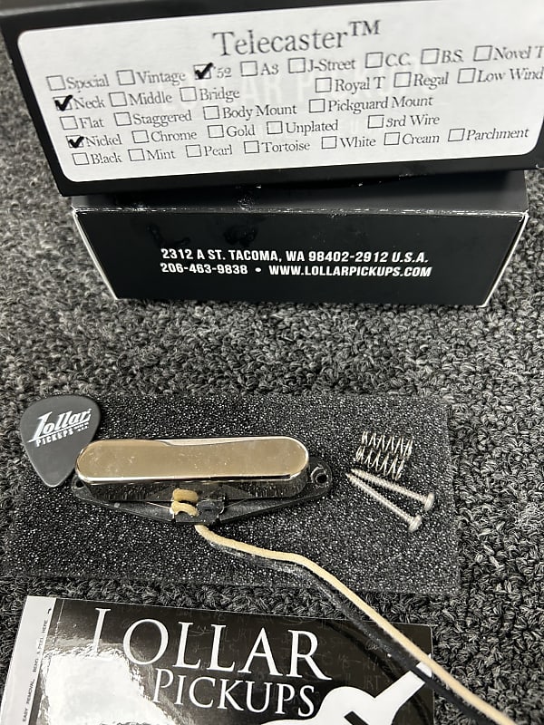 Lollar '52 tele 2022 - Nickel neck | Reverb