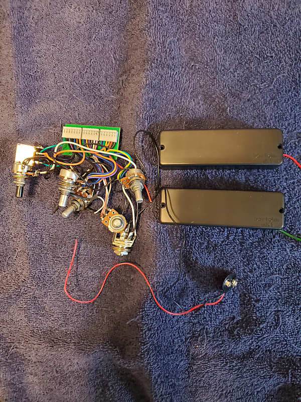 Bartolini MK-1 pickups and preamp. | Reverb