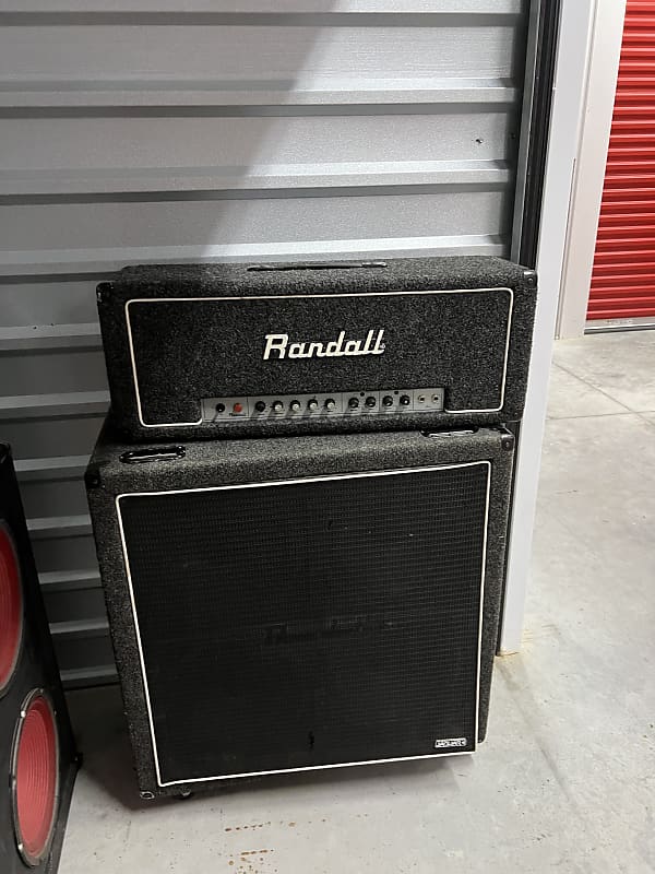 Randall RG 100 ES / R412 JB 1984 half stack amp speakers | Reverb