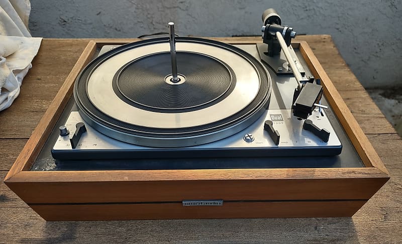 Vintage Dual 1209 Turntable with Dust Cover | Reverb