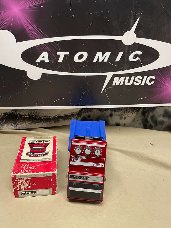 DOD FX53 Classic Tube Overdrive Distortion Pedal with Box | Reverb