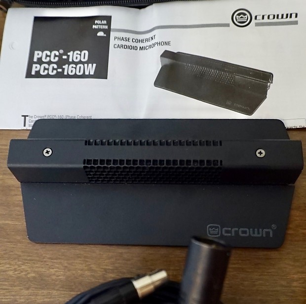 Crown PCC-160 Surface Mount Half-supercardioid Condenser | Reverb