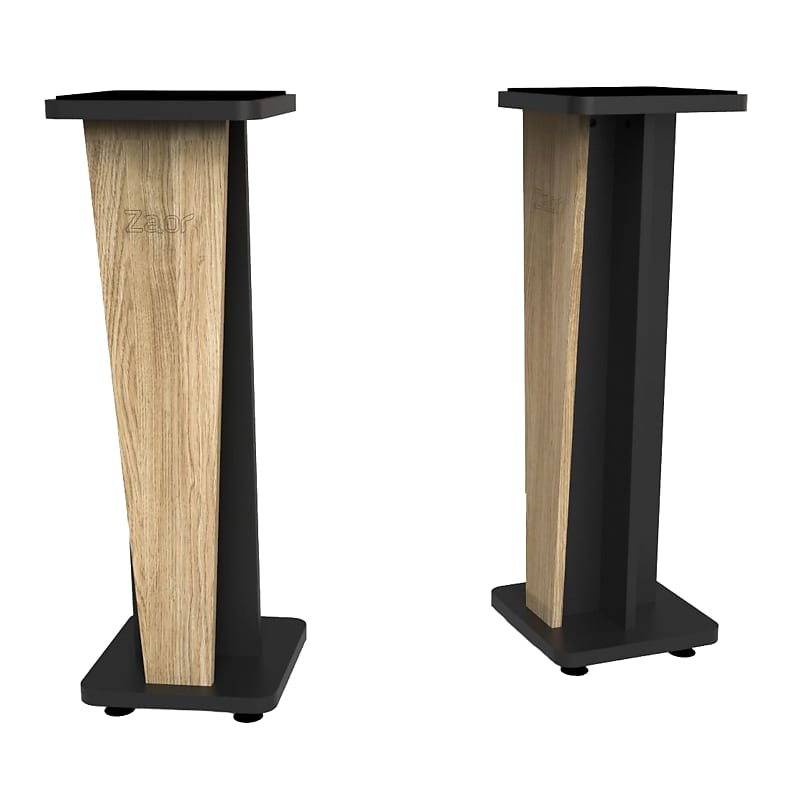Zaor Stand Croce 36 Oak/Black - Monitor Stand | Reverb