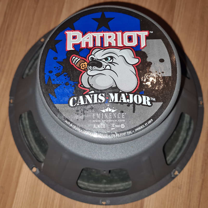 Eminence Patriot Canis Major Alnico 2014 - | Reverb Australia
