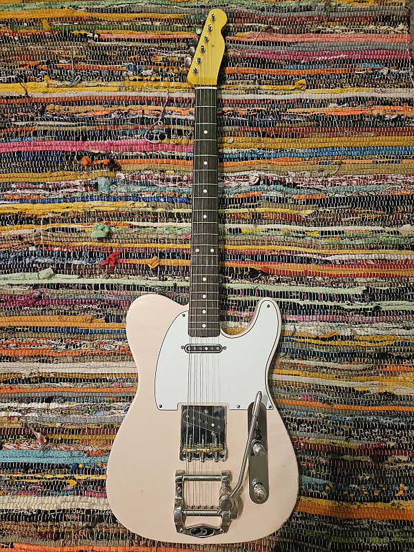 Handmade Telecaster 2022 - Shell pink relic | Reverb