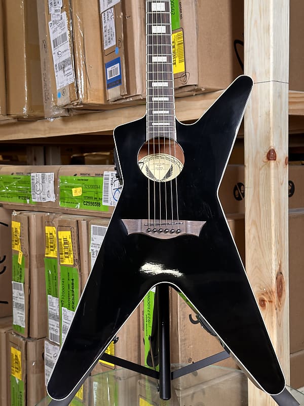 Dean ML Acoustic Electric - Classic Black #20096 | Reverb