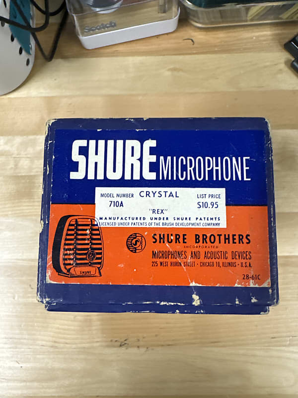 Shure Microphone 710A Rex - Red | Reverb