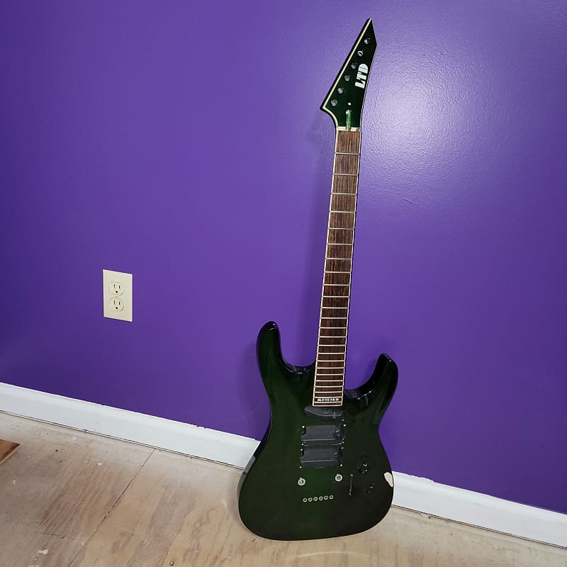 ESP LTD SC-500 2002-2003 - See Thru Green | Reverb