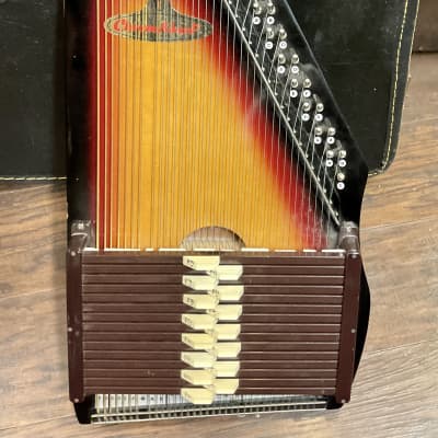Chromaharp 15 Chord Auto Harp - Sunburst w/ Case | Reverb
