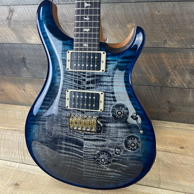 PRS Custom 24 Piezo Natural Back Custom Color - Charcoal | Reverb