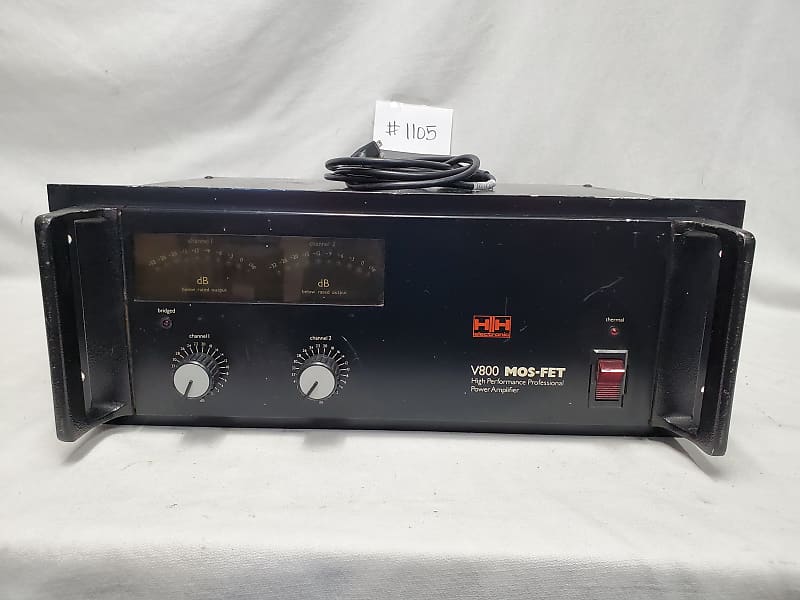 HH V800 MOS-FET High Performance Vintage Power Amplifier | Reverb