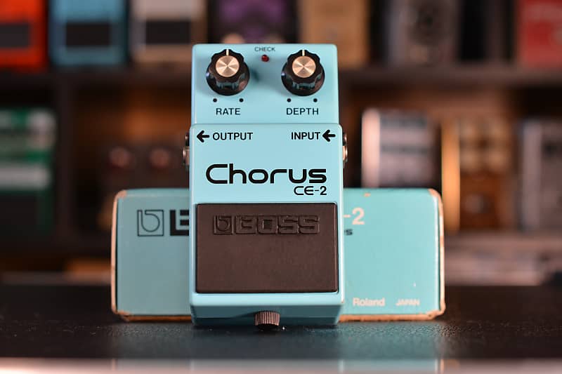 Boss CE-2 Chorus (Black Label) 1979 - 1984 - Blue | Reverb