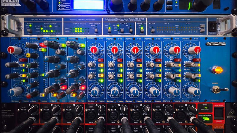 Midas L10 Legend 10-Slot Rackmount 500 Series Chassis 2018 - | Reverb