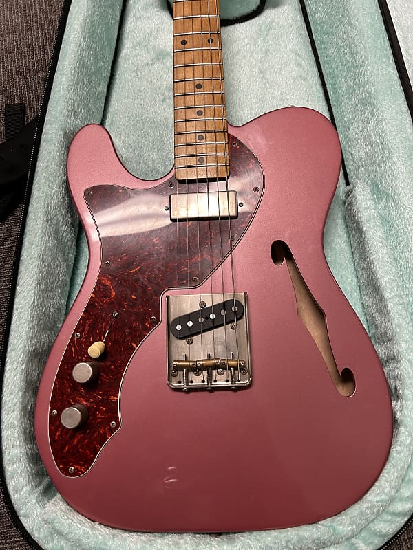 K Line Guitars Truxton Thinline Left-Handed 2022 Burgundy | Reverb