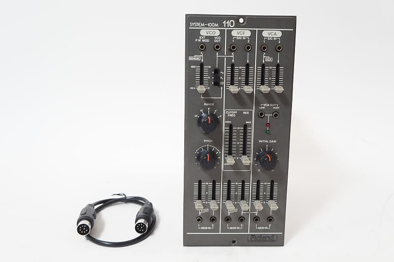 Roland SYSTEM-100M Model 110 VCO VCF VCA Modular Analog | Reverb