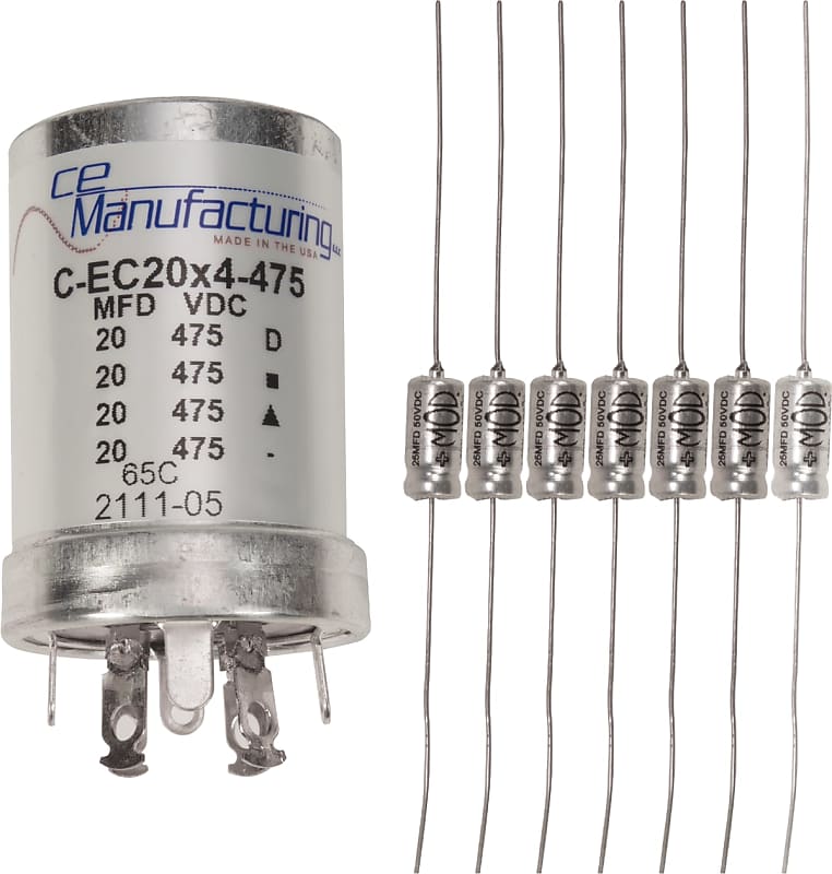 Cap Set - for Fender Princeton Reverb AA1164 (Black face) | Reverb