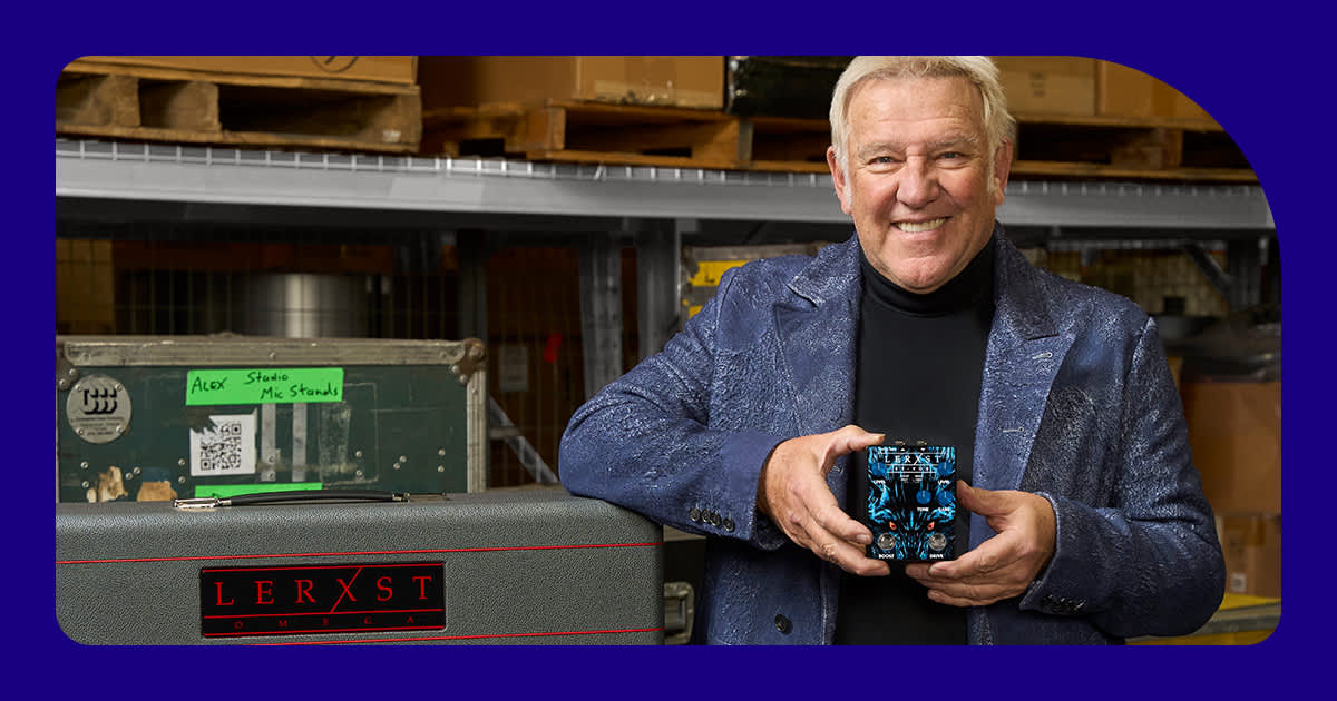 Video: Rush's Alex Lifeson Unveils the New Lerxst By-Tor | Reverb News