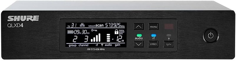 Shure QLXD4 Band X52 Half-Rack Digital Wireless Receiver, 902 | Reverb