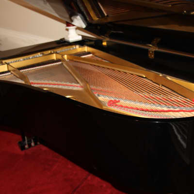 Yamaha C7e Conservatory Grand Piano 1986 - Ebony | Reverb