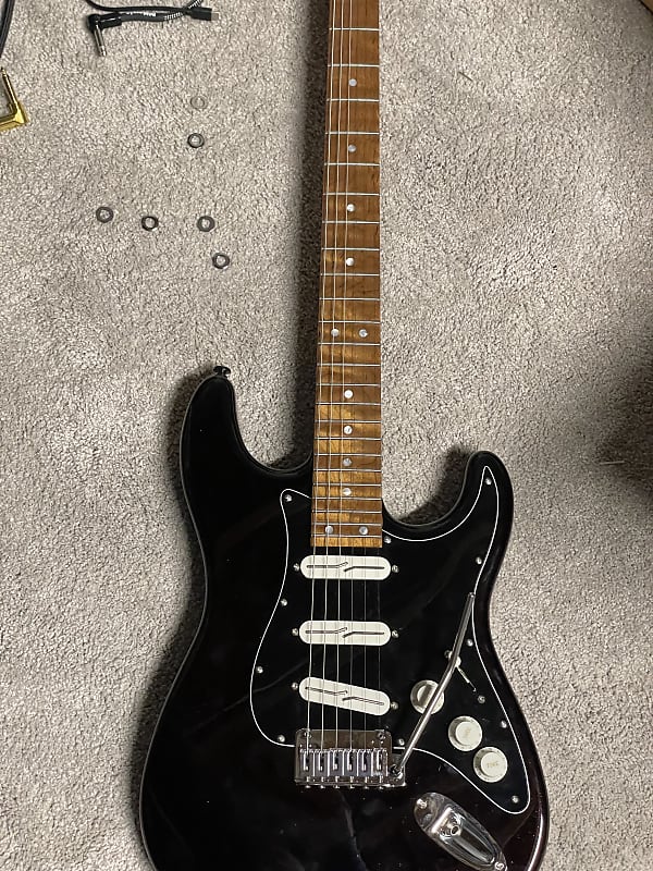 Warmoth Stratocaster 7/8 2023 - Black cherry | Reverb