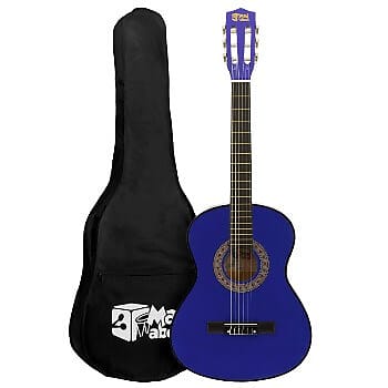 Tiger MA-CG04 Classical Guitar, 1/4 Size, Blue | Reverb