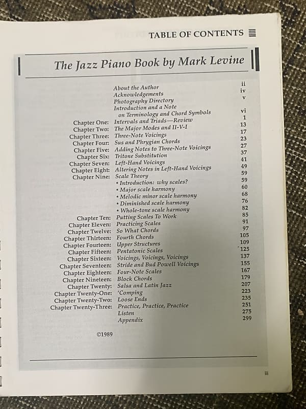 Sher Music The Jazz Piano Book by Mark Levine | Reverb