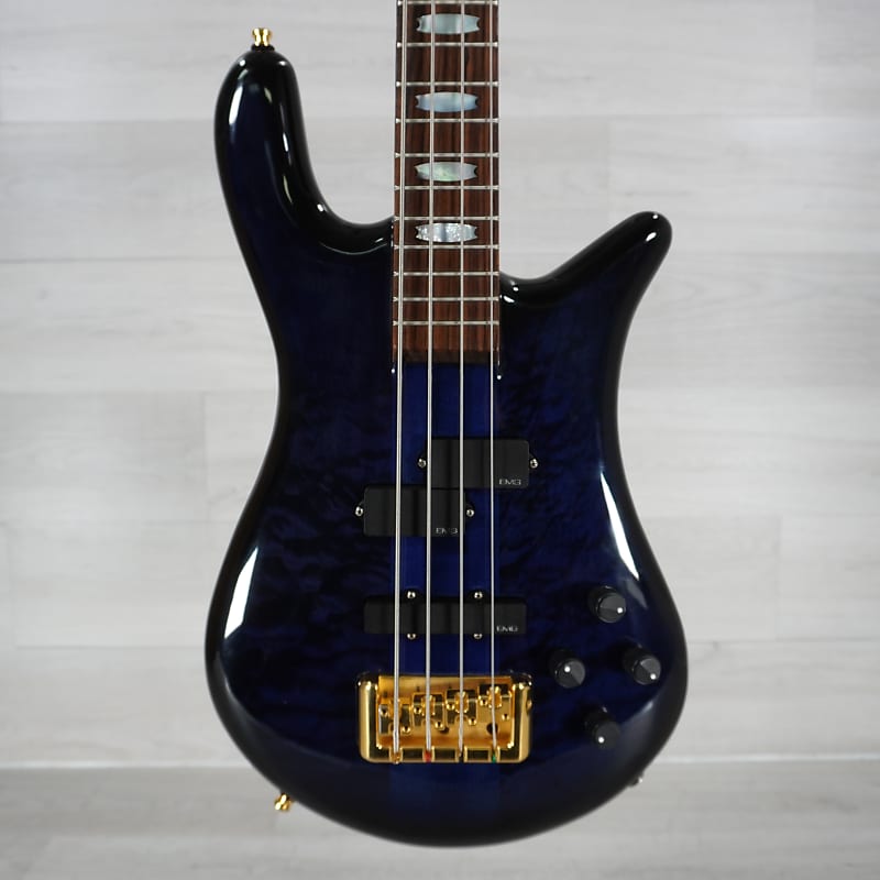 Spector Euro 4 Bass Guitar 2003 - Midnight Blue | Reverb
