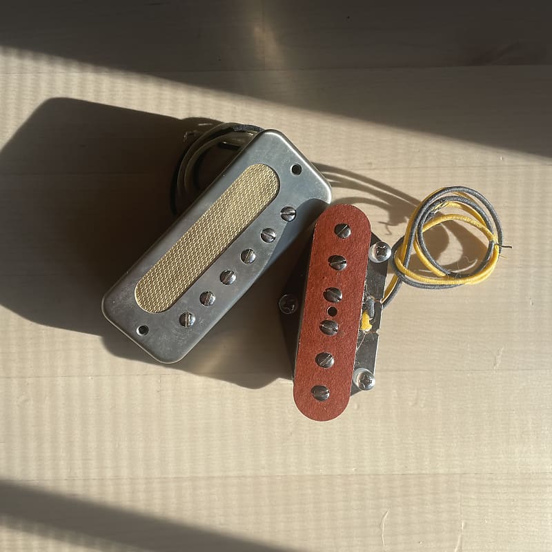 Gemini Pickups Suprocaster Tele Bridge and Gold Foil p90 | Reverb
