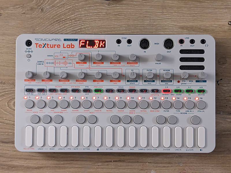 Sonicware Liven Texture Lab 2022 - White/Blue | Reverb