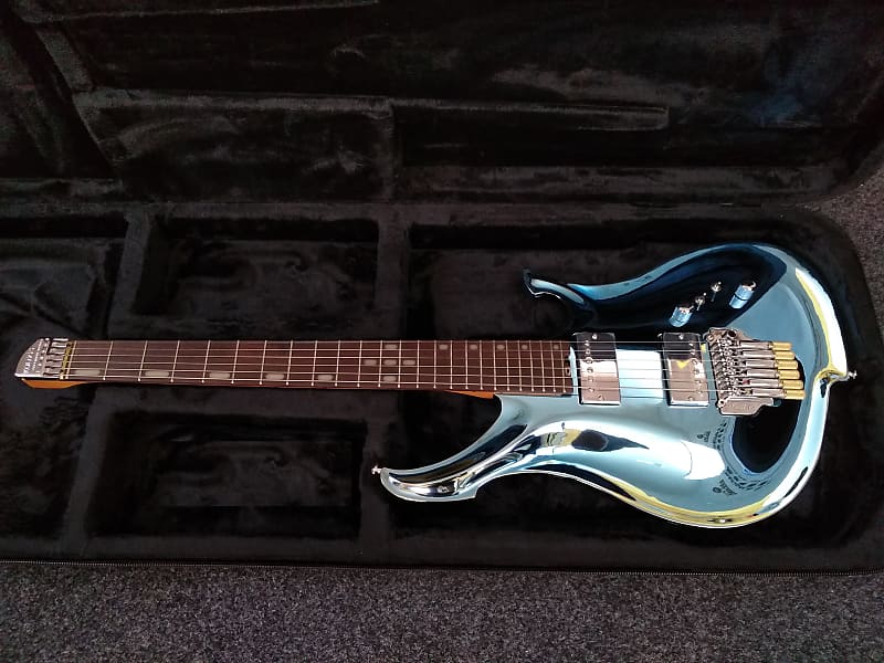 KOLOSS X6 headless Aluminum body electric guitar Ice Blue | Reverb