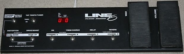 LINE-6-FLOORBOARD-FOOT-CONTROLLER-LONG-BOARD-POD-2-0-BASS-SPI | Reverb