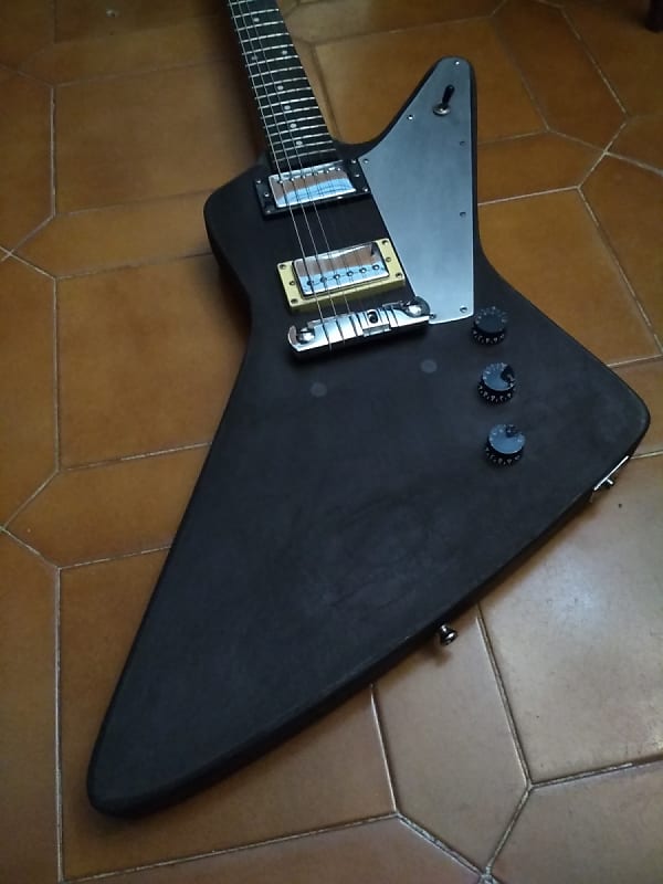Hamer SLAMMER EXPLORER XP-1 1990 black matte | Reverb