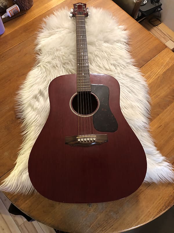 Guild D15 WR (Westerly) 1993 Wine/Burgundy & Hiscox Shipping | Reverb