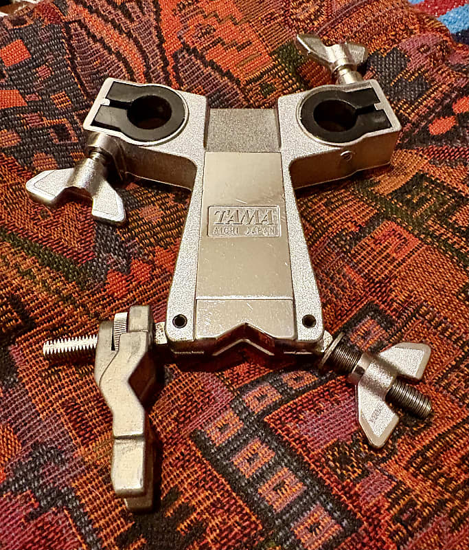 Tama Type 693 Triple Holder 80's - Chrome | Reverb