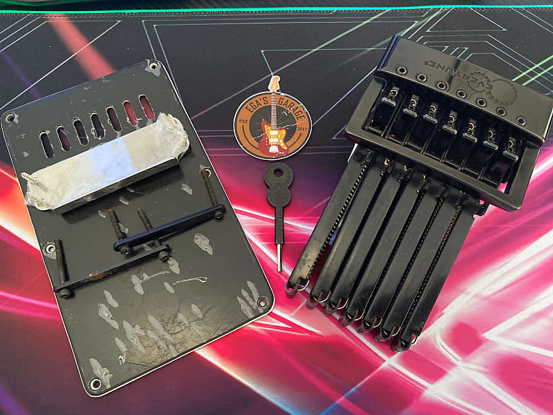 Evertune F7 Model 7 String Guitar Bridge - Black Finish| | Reverb