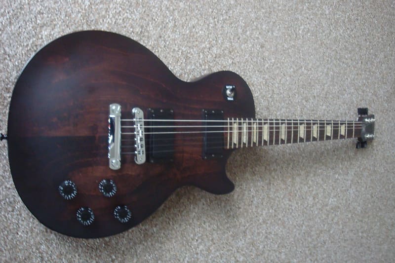 Gibson LPJ Les Paul 2013 Rubbed Vintage Burst VG condition | Reverb