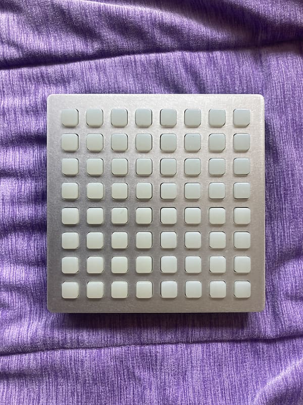 Monome Grid 64 40h - Silver Monobright 2006-7 | Reverb