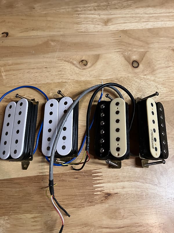 Kramer Pacer Classic Wilkinson Zebra guitar pickup sets | Reverb