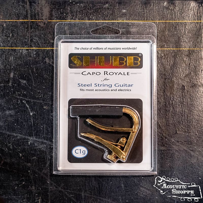 Shubb C1g Royale Gold Guitar Capo | Reverb