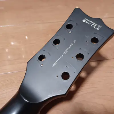 ESP Ltd Eclipse Satin Black Les Paul Type Shape | Reverb