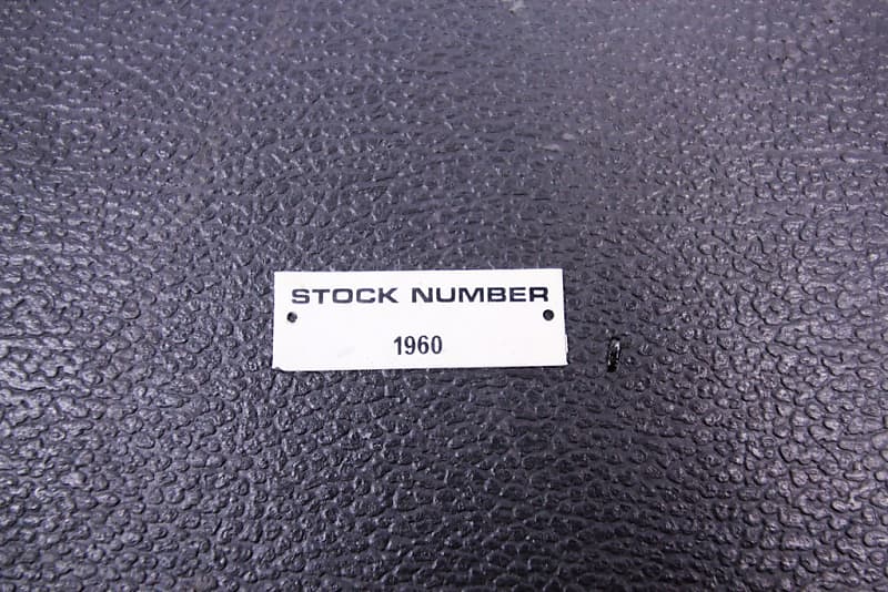 Marshall 4×12″ 1960 model original vintage 60s cabinet label | Reverb