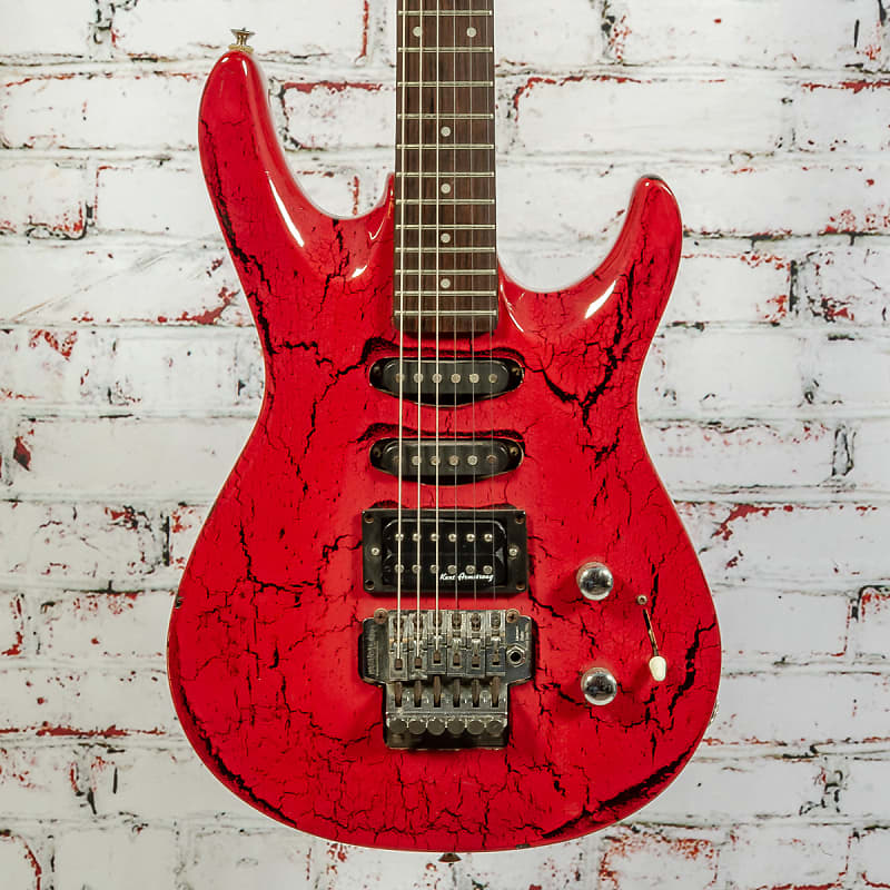 Washburn - RC-40V - HSS Electric w/ Floyd, Red Crackle Finish | Reverb